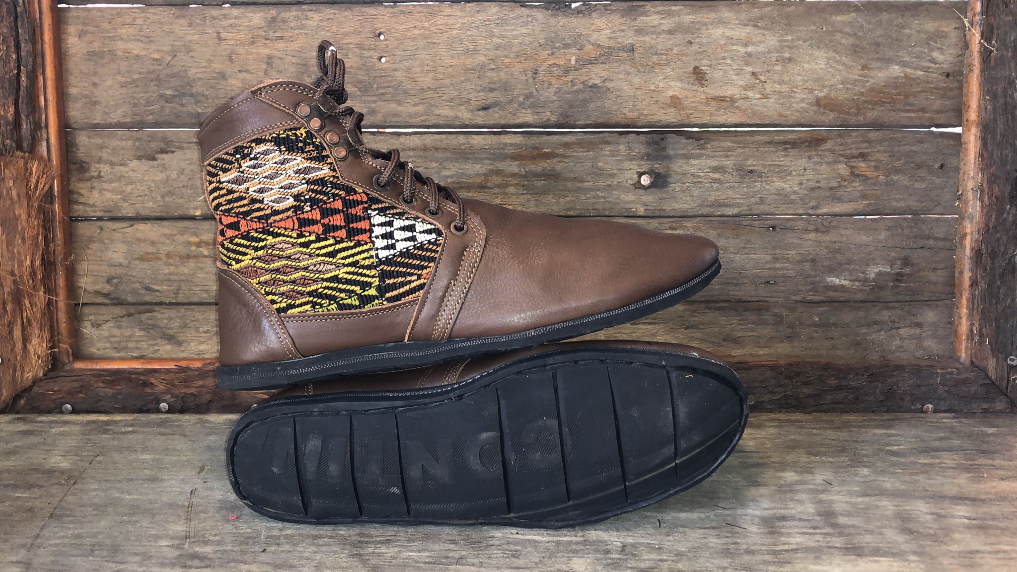 Size 45 Barefoot Sierra Boot - Natural Hues